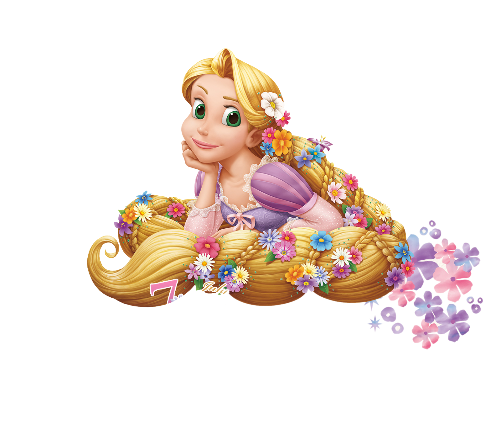 Rapunzel Icon Clipart PNG Transparent Background 1600x1422px - Filesize ...