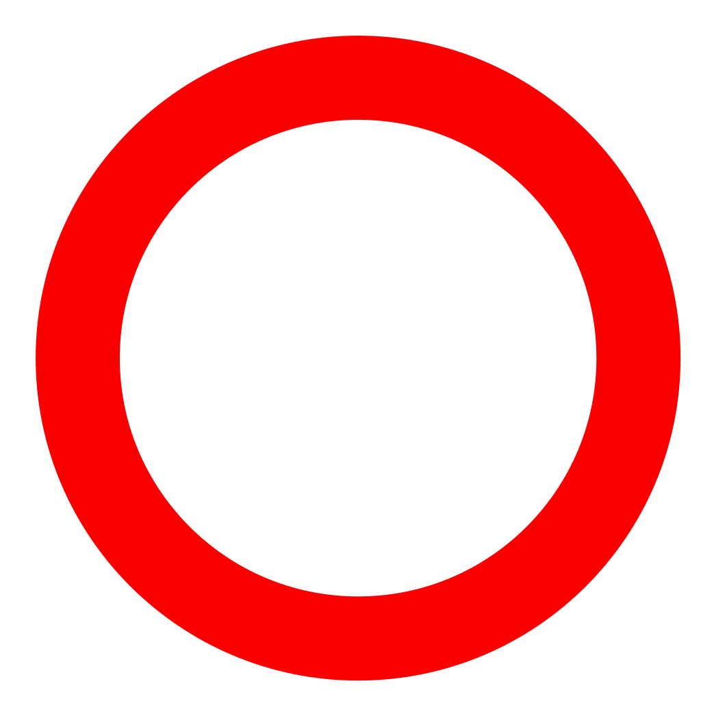 Red Border Circle Free PNG Transparent Background 1024x1024px ...