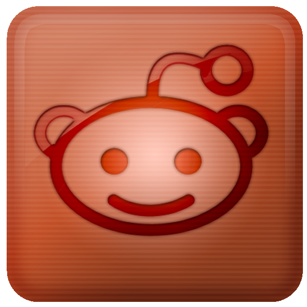 Reddit Glowing Social Network Icons PNG Transparent Background ...