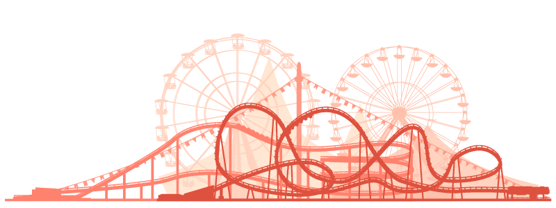 Red Roller Coaster PNG Transparent Background 800x300px - Filesize ...