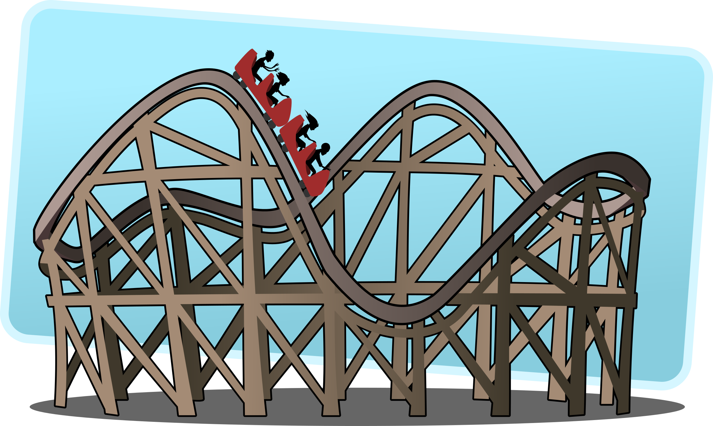 Sea Roller Coaster PNG Transparent Background 2400x1436px - Filesize ...