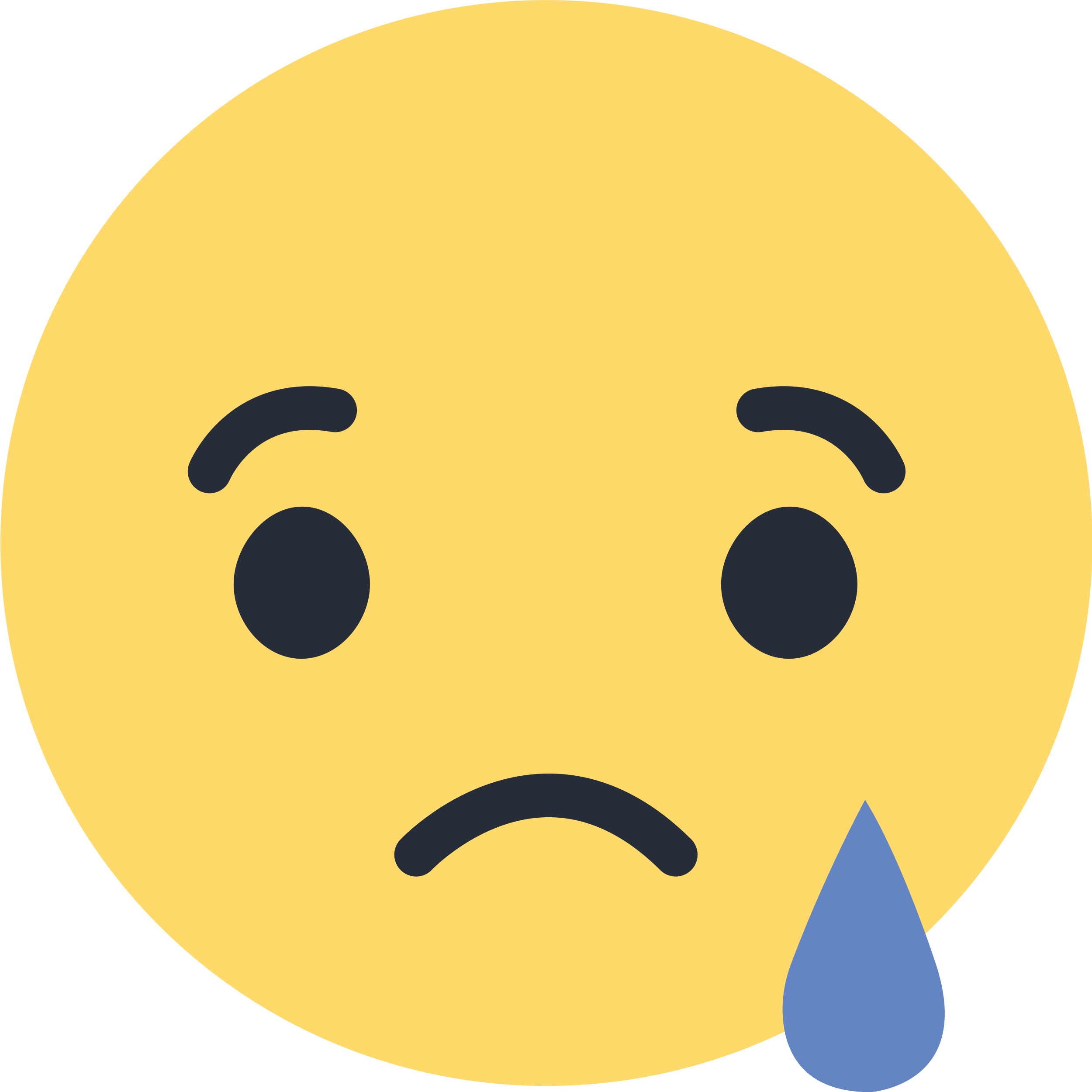 Sad Emoji Cut Out 2 PNG Transparent Background 2500x2500px - Filesize ...