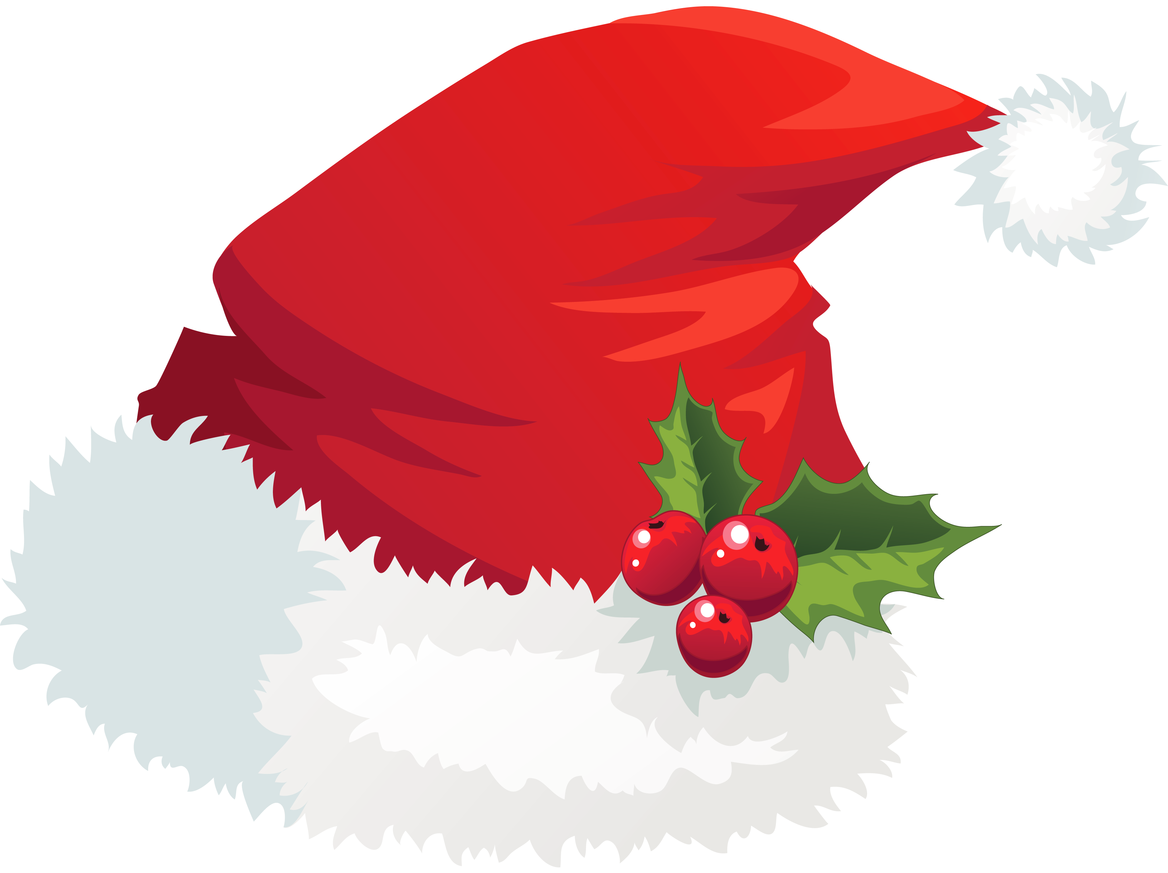 Santa Hat Picture PNG Transparent Background 3745x2802px - Filesize ...
