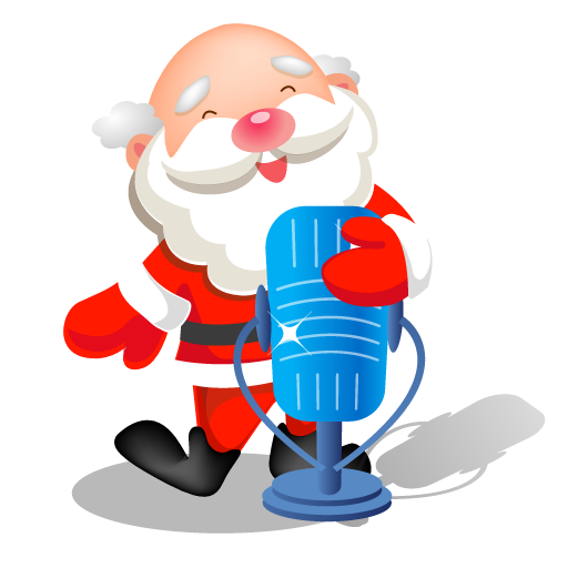 Singing Without A Hat Santa Clipart Images PNG Transparent Background ...