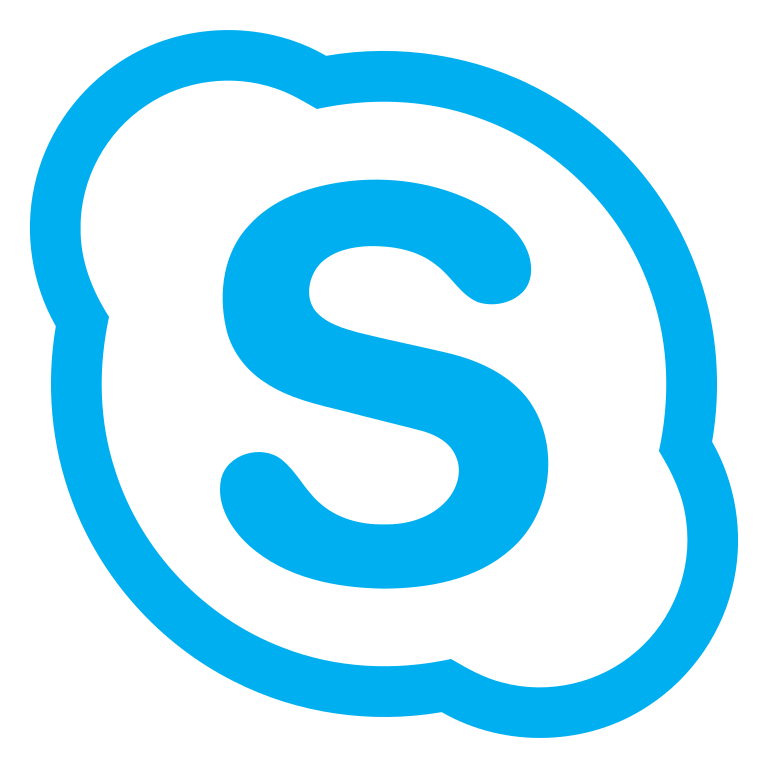 Skype Logo Outline PNG Transparent Background 768x768px - Filesize ...