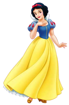 Yellow And Blue Dresses Snow White PNG Transparent Background 284x432px ...