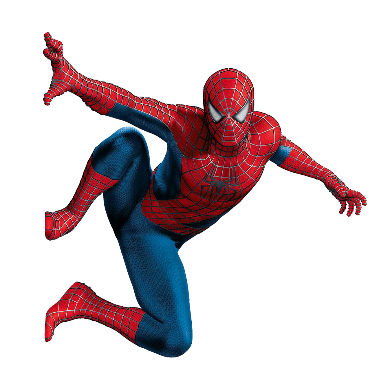 Spiderman Hd Picture In The Air, Leaning To The Left PNG Transparent ...