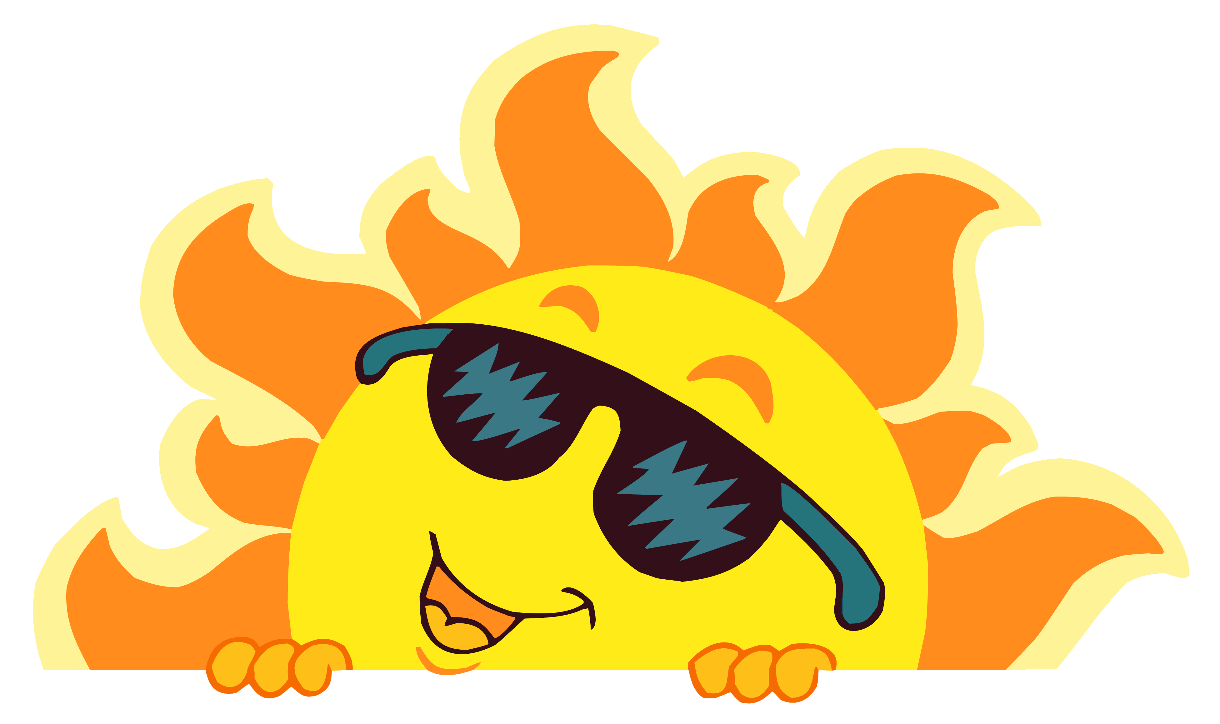 Summer Hd Clipart, Smiling Sun, With Glasses PNG Transparent Background ...