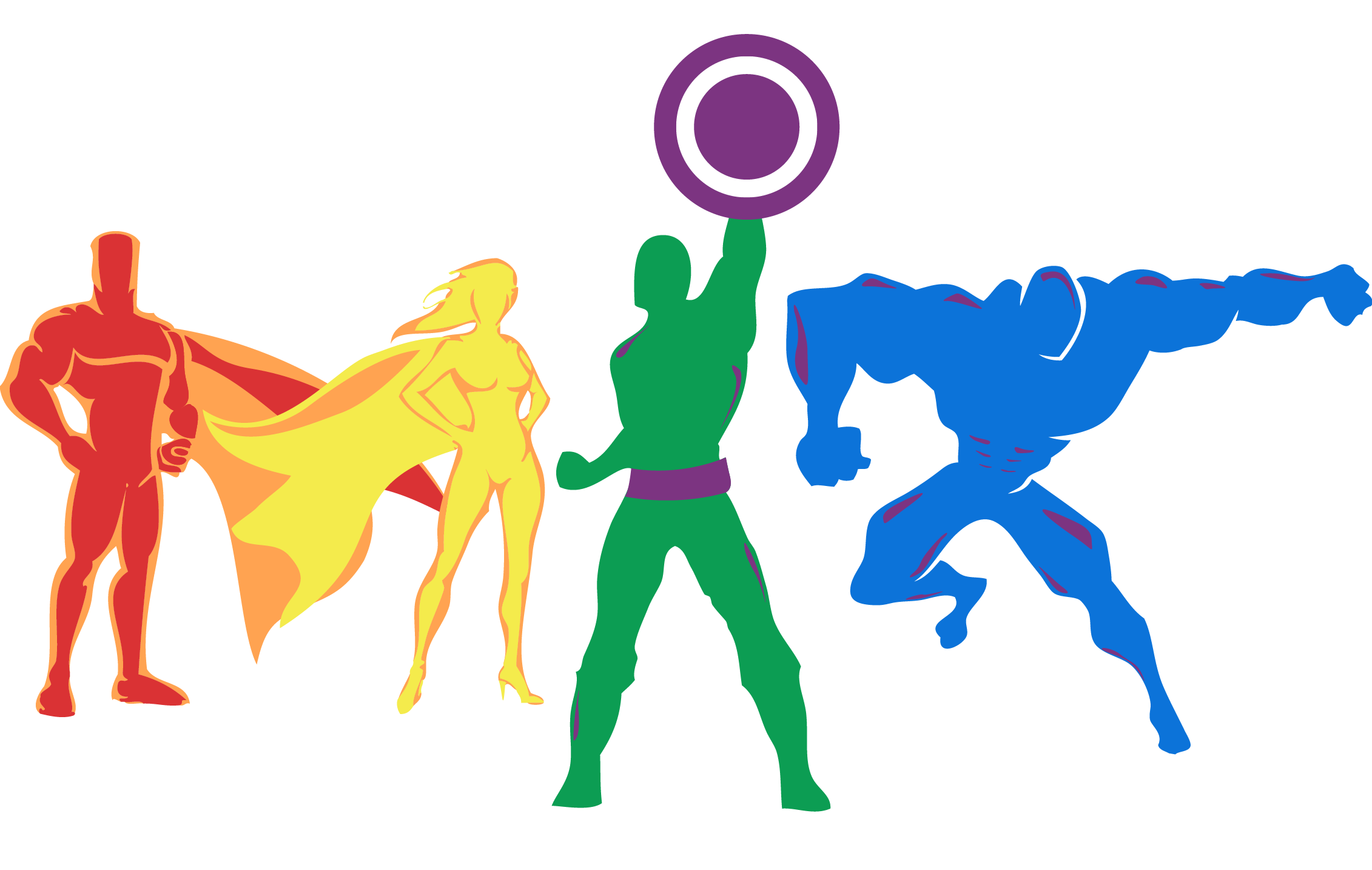 Colorful Costumed Fantastic Superhero Hd PNG Transparent Background ...