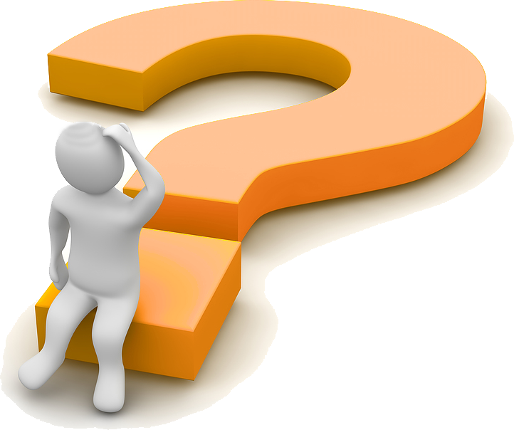 The Person Thinking On Question Mark Clipart Images PNG Transparent ...