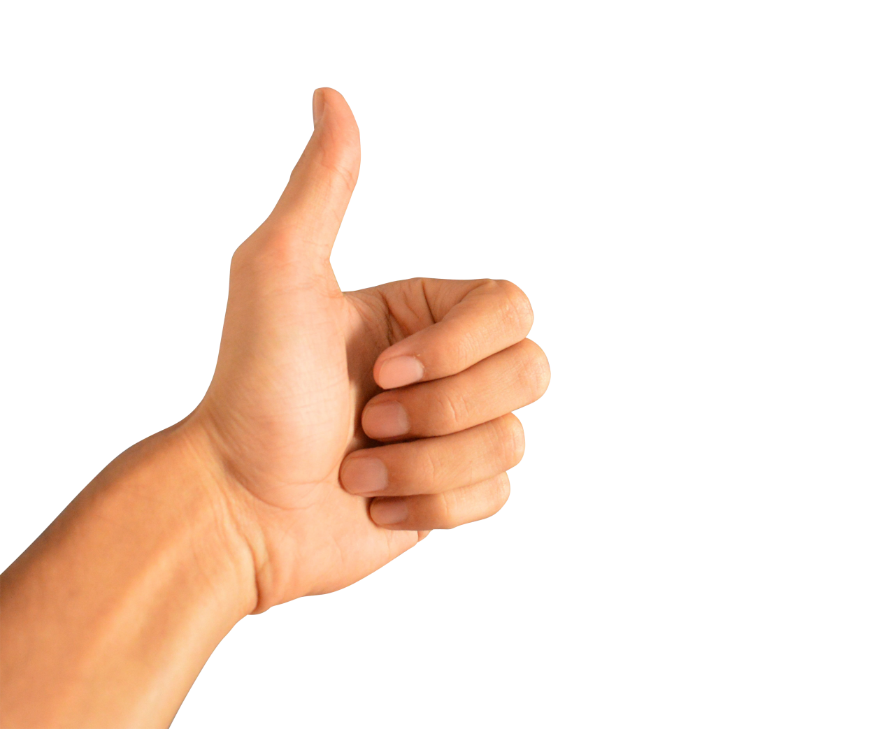 Real Human Thumbs Up Sign PNG Transparent Background 1280x1043px ...