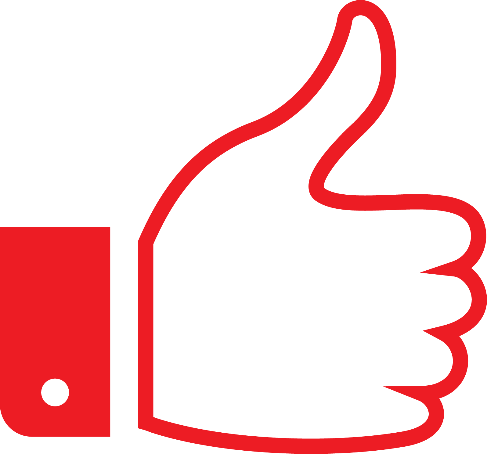 Red Thumbs Up Sign PNG Transparent Background 1596x1488px - Filesize ...