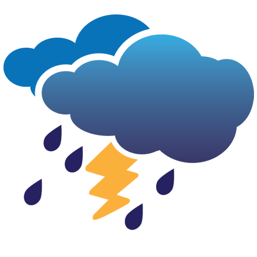 Collection Of Thunder Storm Icons PNG Transparent Background 512x512px ...