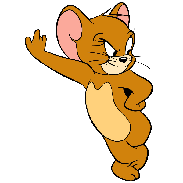 Cartoon Jerry Angry PNG Transparent Background 600x600px - Filesize ...