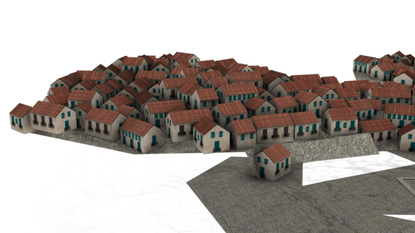 Village Town Houses PNG Transparent Background 600x337px - Filesize ...