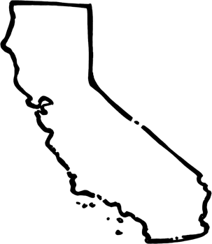 California, State, Map, Geography PNG Transparent Background 303x350px ...