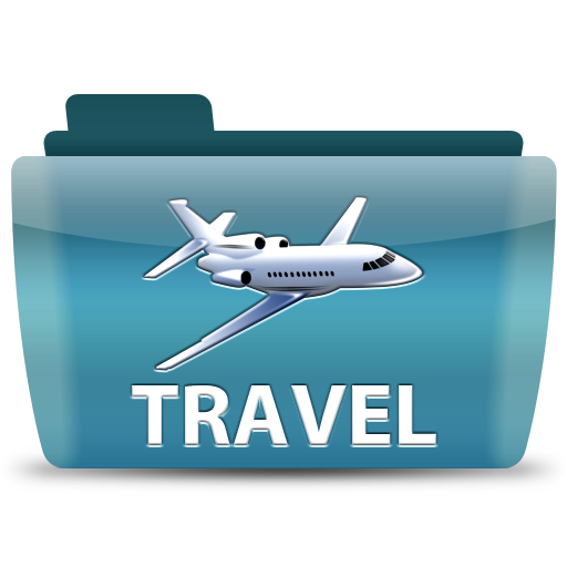 Travel Airplaen Folder PNG Transparent Background 512x512px - Filesize ...