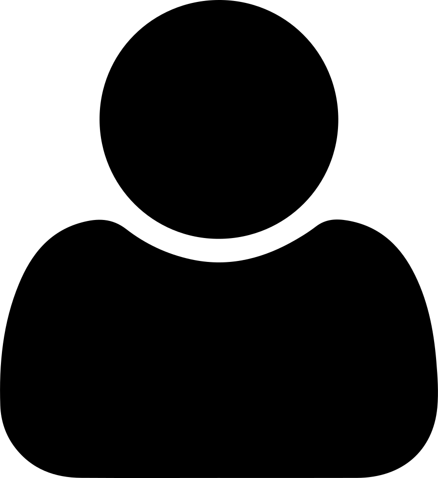 Black Username Icon Free PNG Transparent Background 898x980px ...