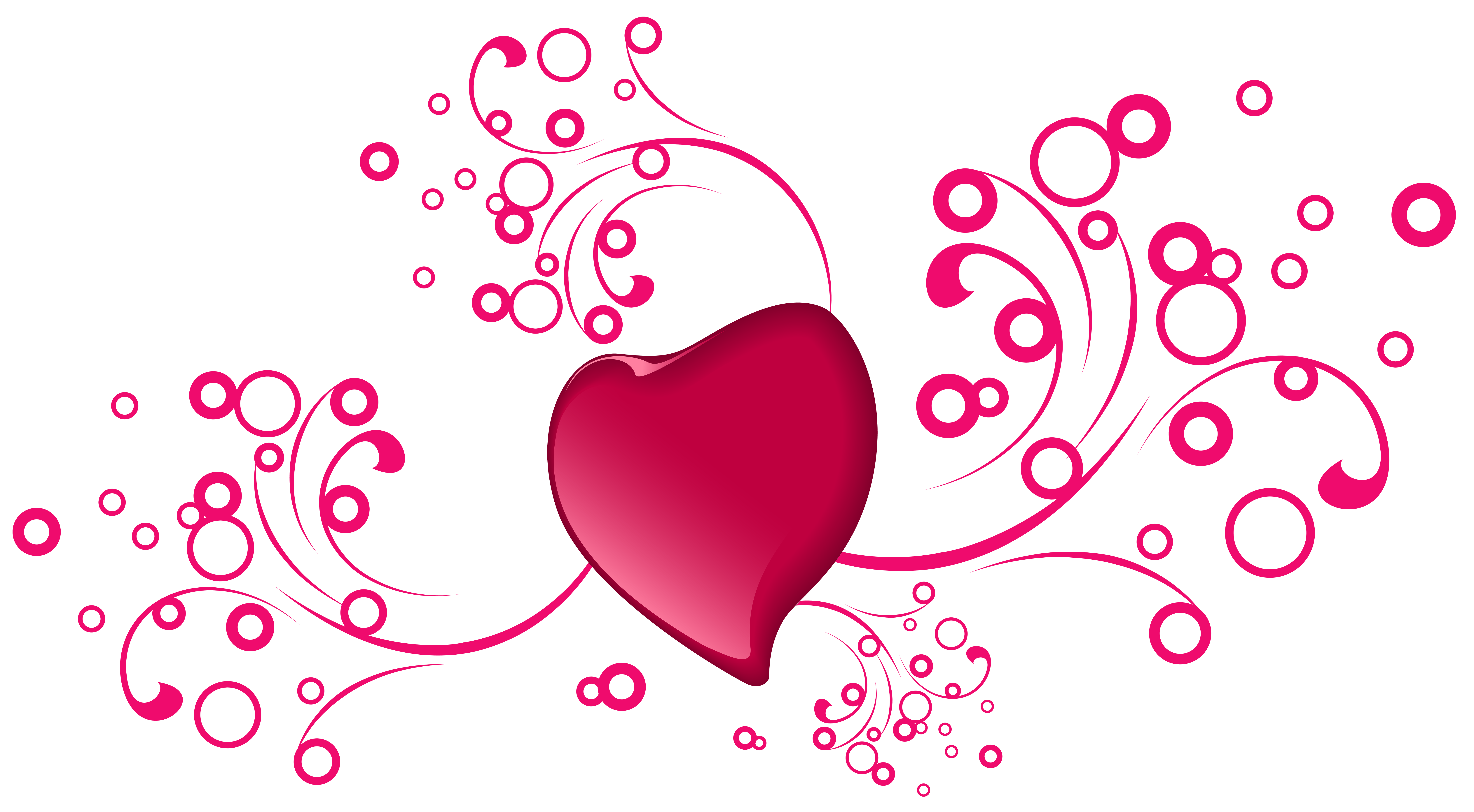 Pink Valentine Clip Art PNG Transparent Background 8000x4411px ...