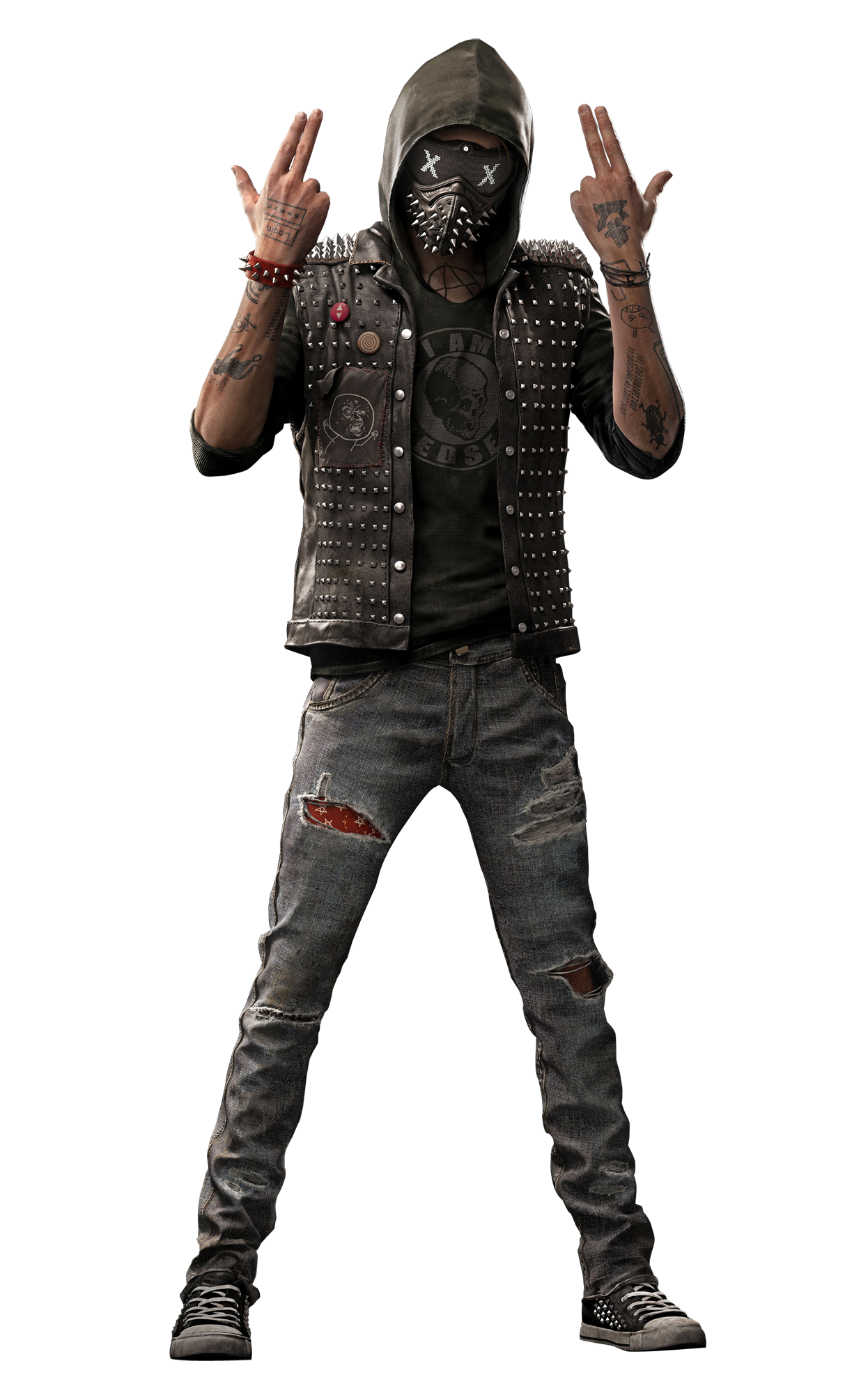 Watch Dogs Free PNG Transparent Background 1213x2009px - Filesize ...