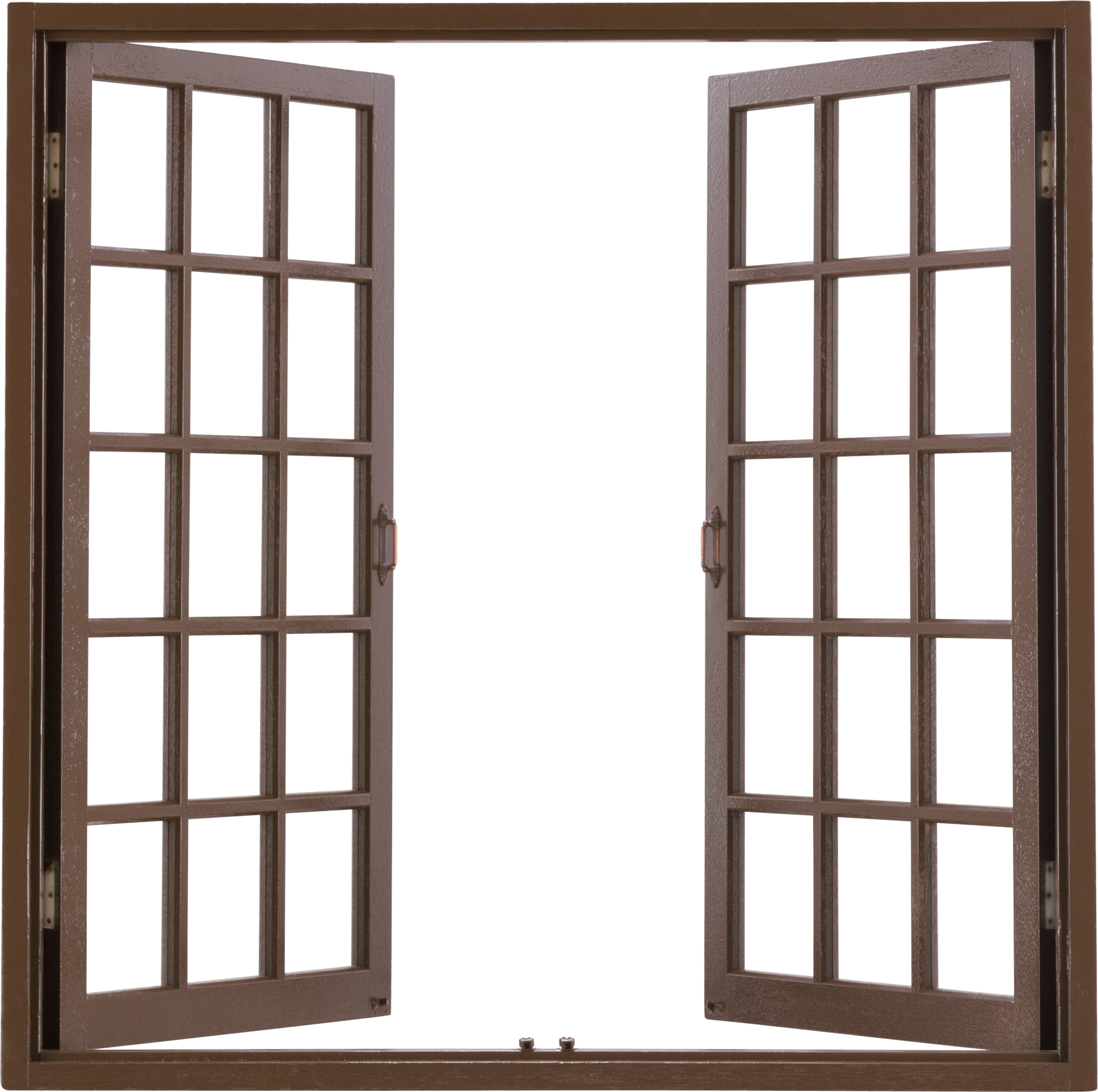 Multi Pane Brown Wooden Window Free PNG Transparent Background ...