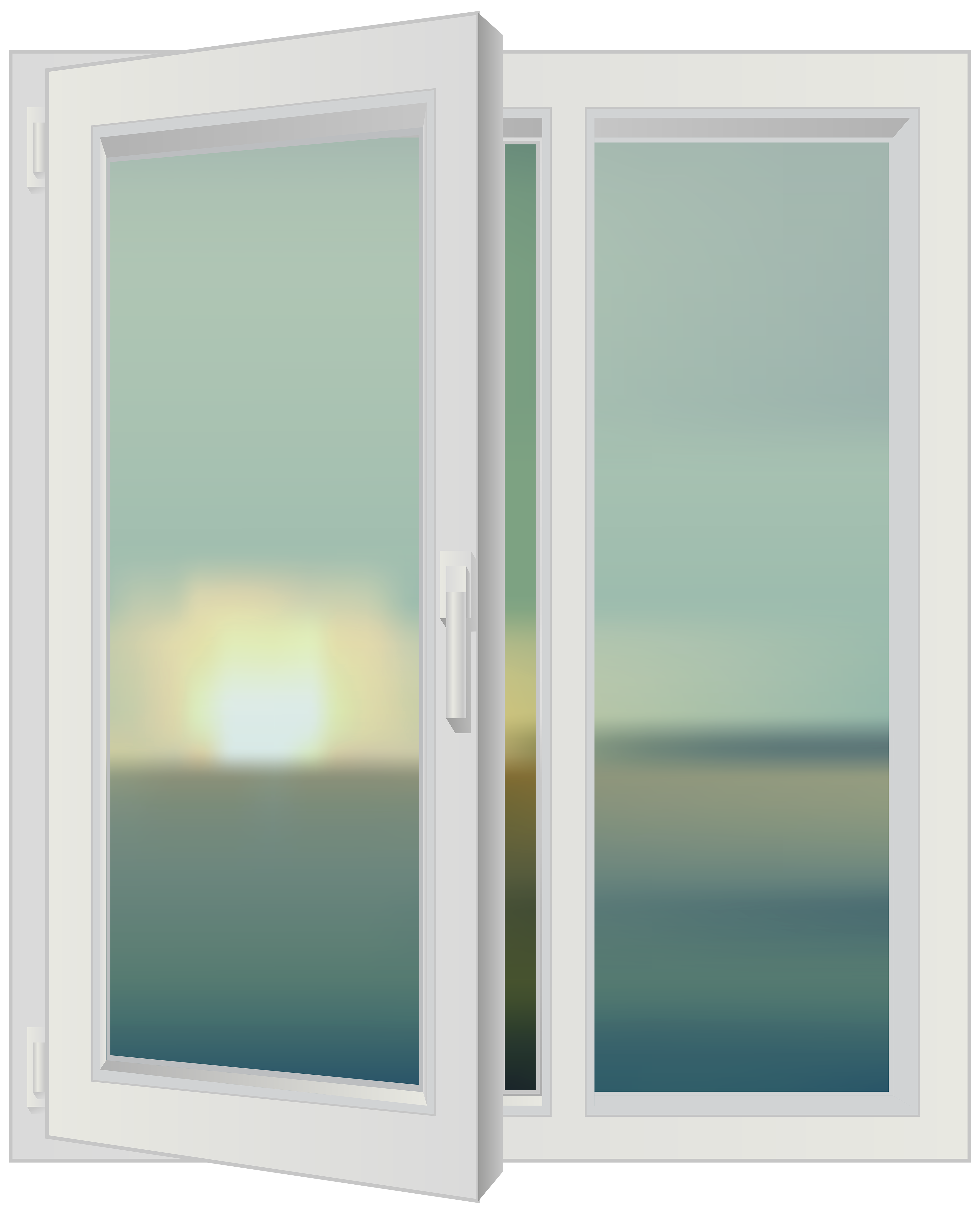Sunrise View White Window PNG Transparent Background 4034x5000px ...