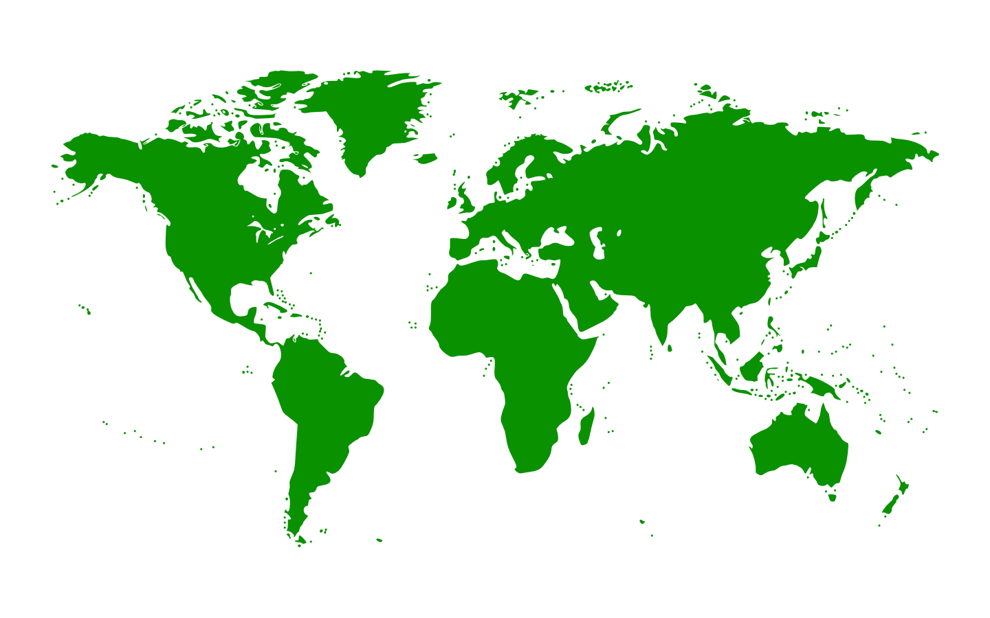 Green World Map Images Free PNG Transparent Background 1440x900px ...