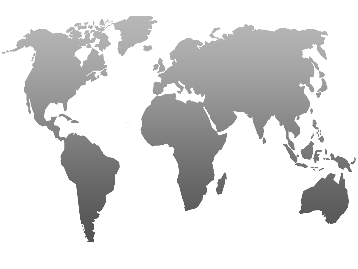 Gray World Map PNG Transparent Background 1200x900px - Filesize ...