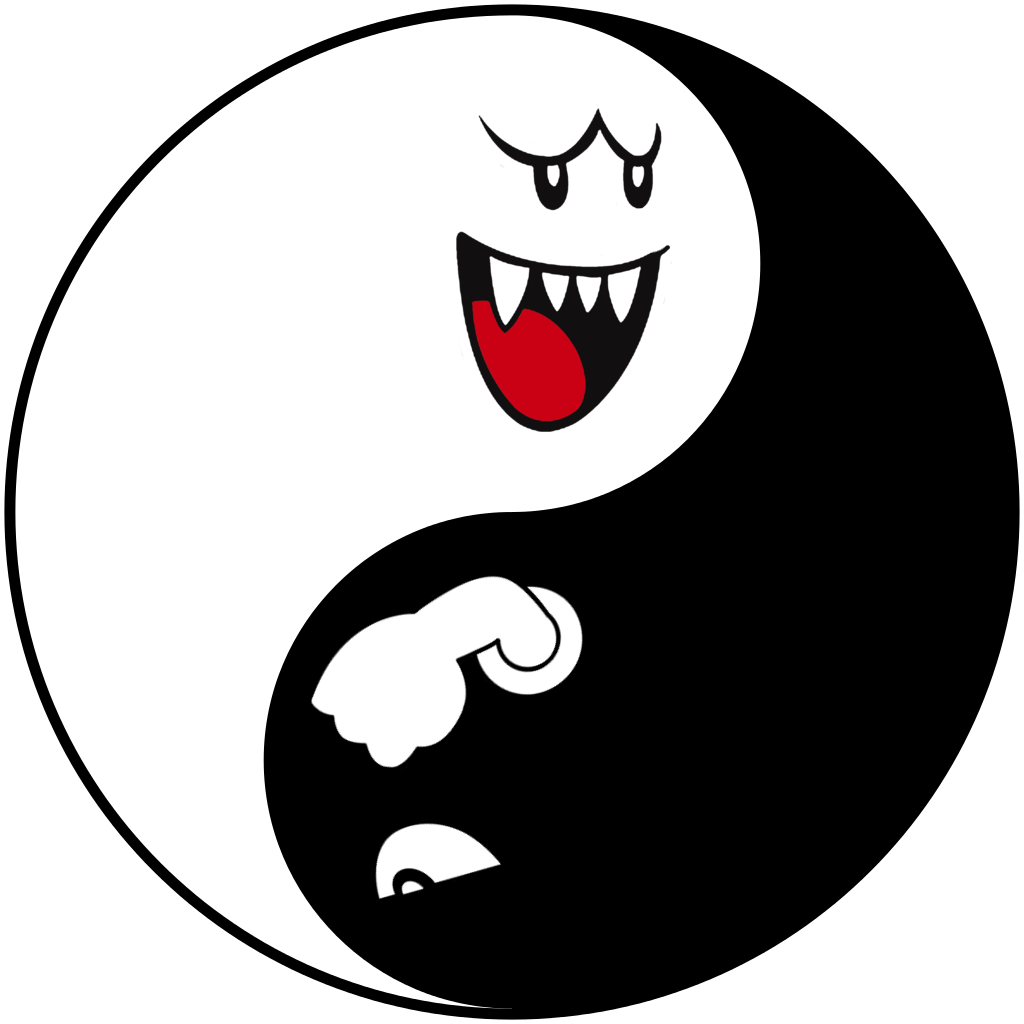 Bullet And Mario Yin Yang Tattoos PNG Transparent Background ...