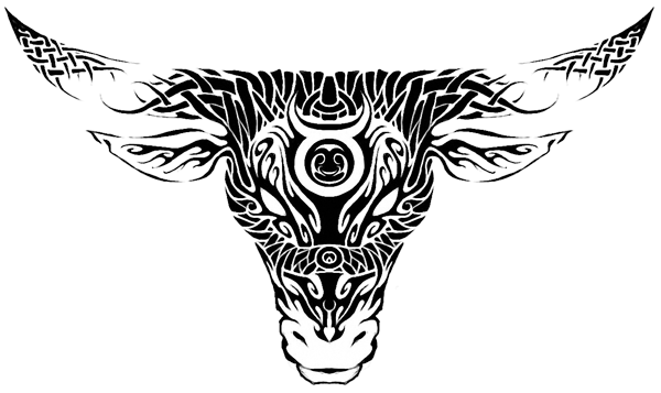 Of Colorful Taurus Zodiac Sign Tattoo Art Tattoos Design Bull PNG ...